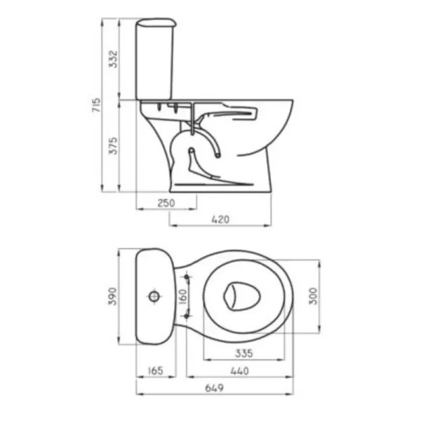 INODORO LARGO FERRUM ANDINA – Airon